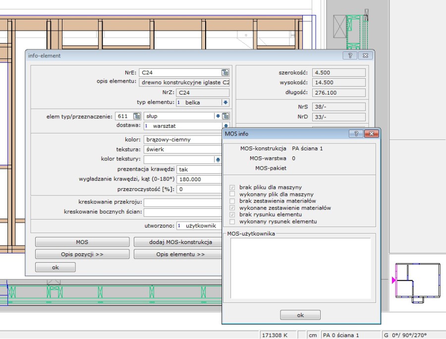 Ustawianie widoku w modułach konstrukcji ścian i stropu. | INFOTEKA ...