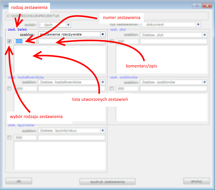 Zakres listy materiałowej | INFOTEKA Dietrich's