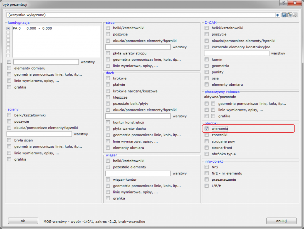 Prezentacja wierceń | INFOTEKA Dietrich's